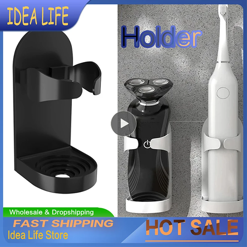 Scheermes-Hook-Toothbrush-Stand-Rack-Wall-mounted-Traceless-Electric ...