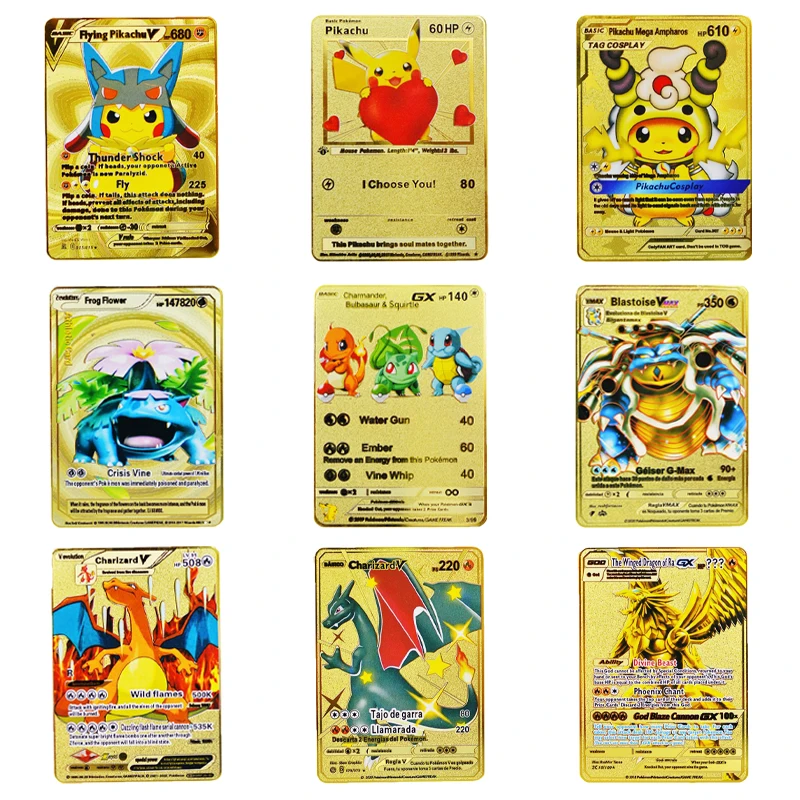 Pokemon-Meta-Cards-Pikachu-Collection-Card-Eevee-Jenny-Turtle-Bulbasaur ...