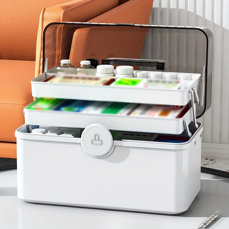 1pc-Medicine-Chest-Household-Portable-Multi-layer-Box-With-Large ...
