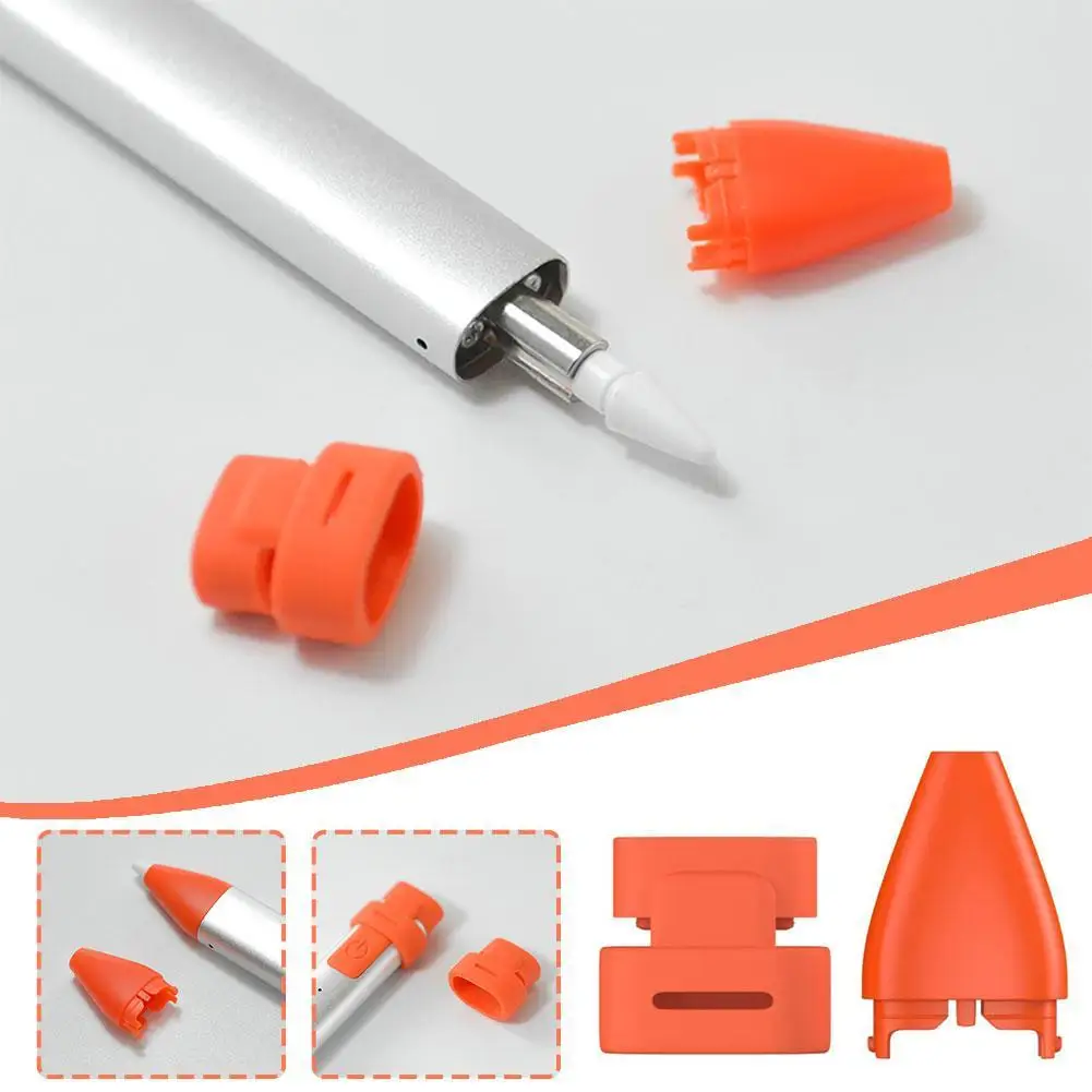 For-Logitech-Stylus-Silicone-Stylus-Replacement-Pen-Tip-Pen-Cap-Crayon ...
