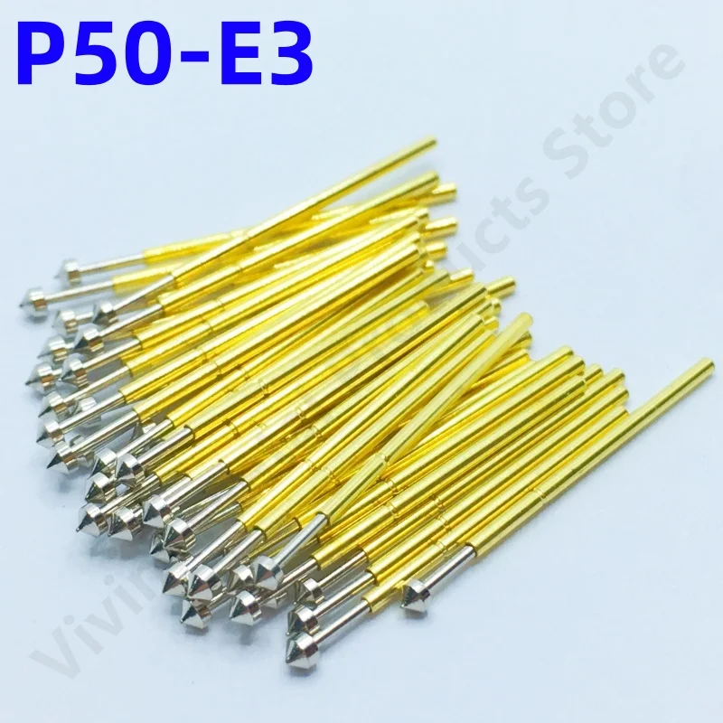 100PCS-P50-E3-Spring-Test-Probe-Test-Pin-Pogo-Pin-P50-E-Electric-ICT ...