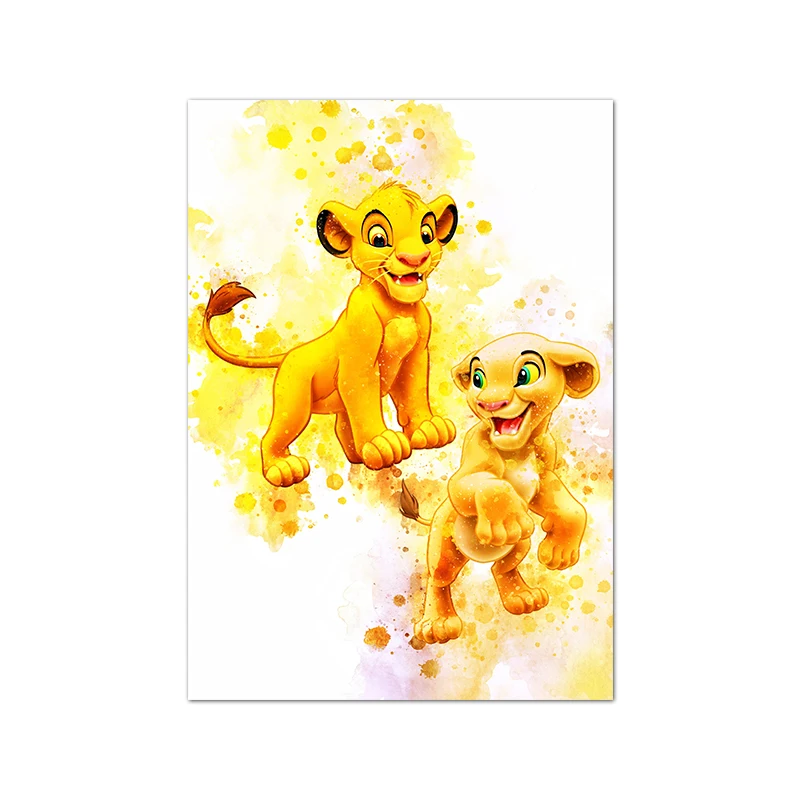 Lion King Baby Simba Painting
