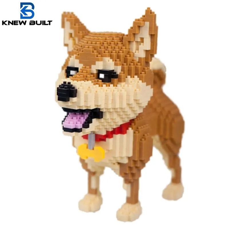 Dog Model Bricks Blocks | Shiba Inu Dog Bricks | Shiba Building Block ...