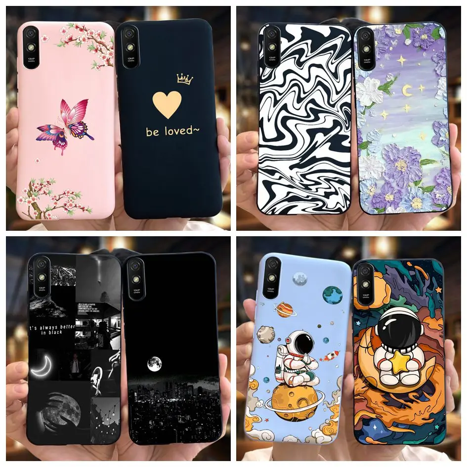 For-Xiaomi-Redmi-9A-9AT-Case-Lovely-Astronaut-Butterfly-Soft-Silicone ...