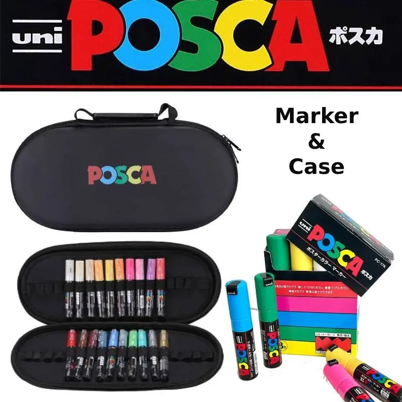 Posca-Artist-Painter-Marker-Hand-Case-36-Slots-Holder-Large-MultiLayer ...