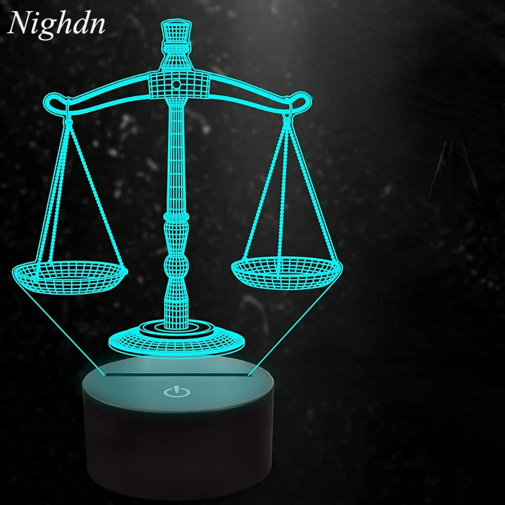 Gift-for-Lawyer-Legal-Balance-LED-Night-Light-7-Color-Changing-USB ...