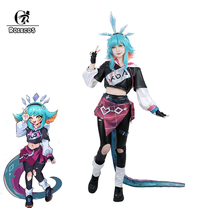 ROLECOS-Game-LOL-KDA-Neeko-Cosplay-Costume-Women-Super-Fan-Neeko ...