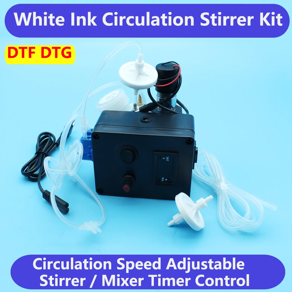 DTF-DTG-White-Ink-Circulation-System-Stirrer-Mixer-Timer-Tank-For-Epson ...
