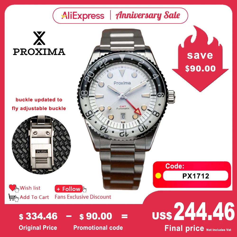 Proxima-PX1712-39mm-Automatic-Mechanical-GMT-Watch-Hangzhou-6460 ...