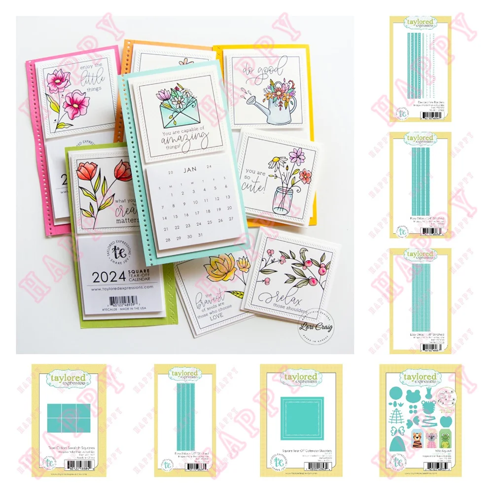 Square-Calendar-Stacklets-Metal-Cutting-Dies-Decorative-Borders ...
