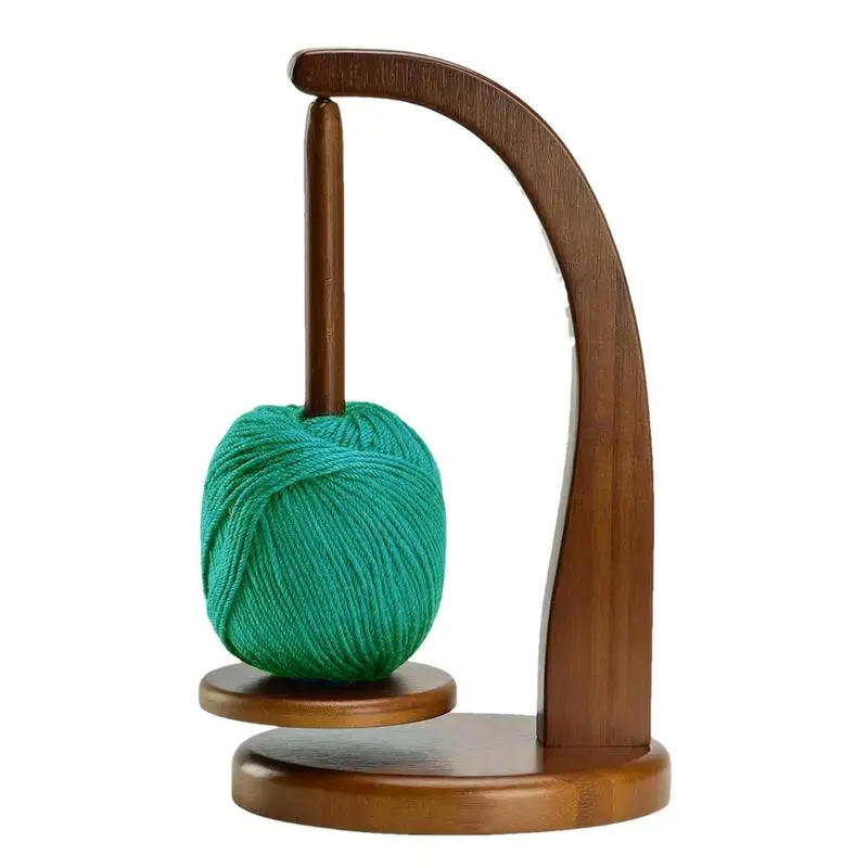 Crochet-Yarn-Holder-Rotating-Magnetic-Wooden-Yarn-Holder-Space-Saving ...