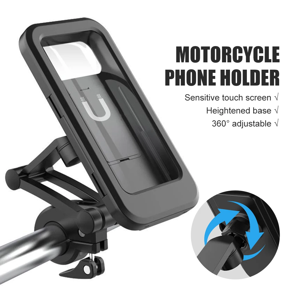 Universal-Motorcycle-Phone-Mount-Waterproof-Hard-Shell-Phone-Case ...