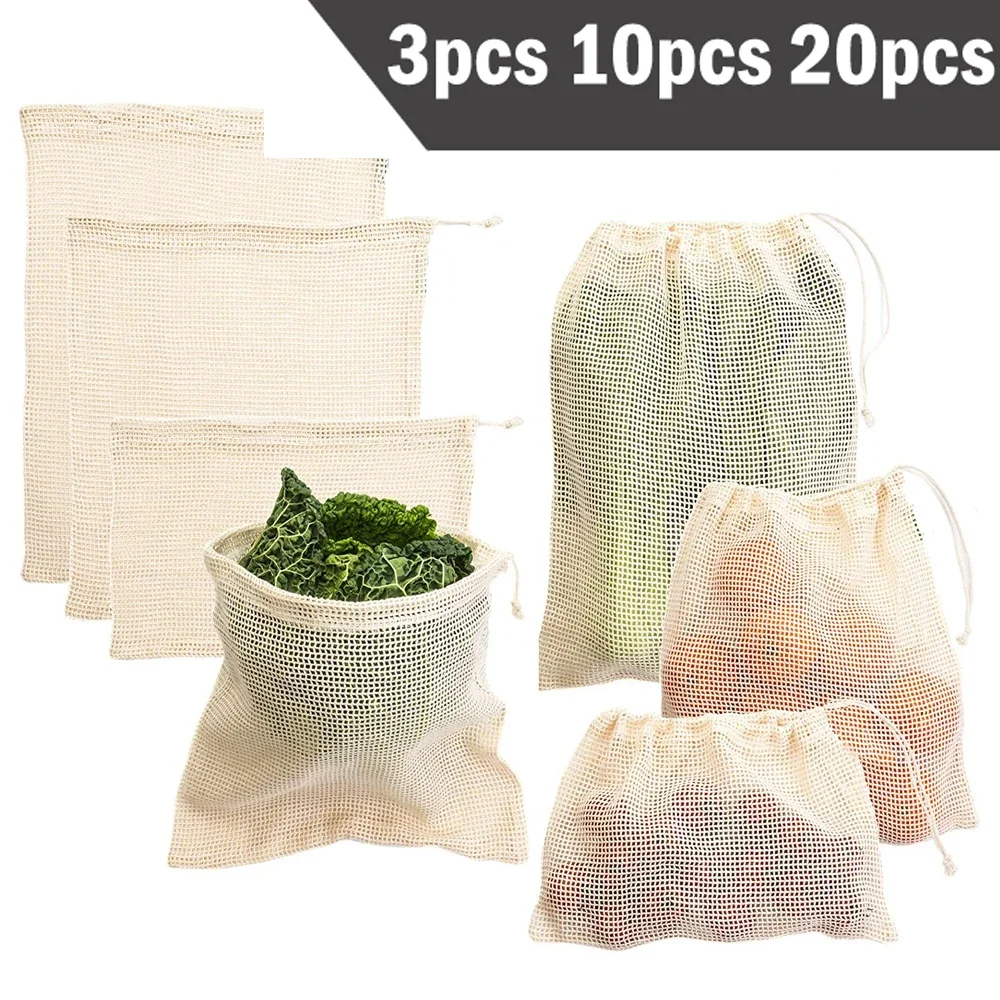 3-6-10pcs-Reusable-Produce-Bags-Set-Eco-Bag-Cotton-Mesh-Vegetable-Bags ...