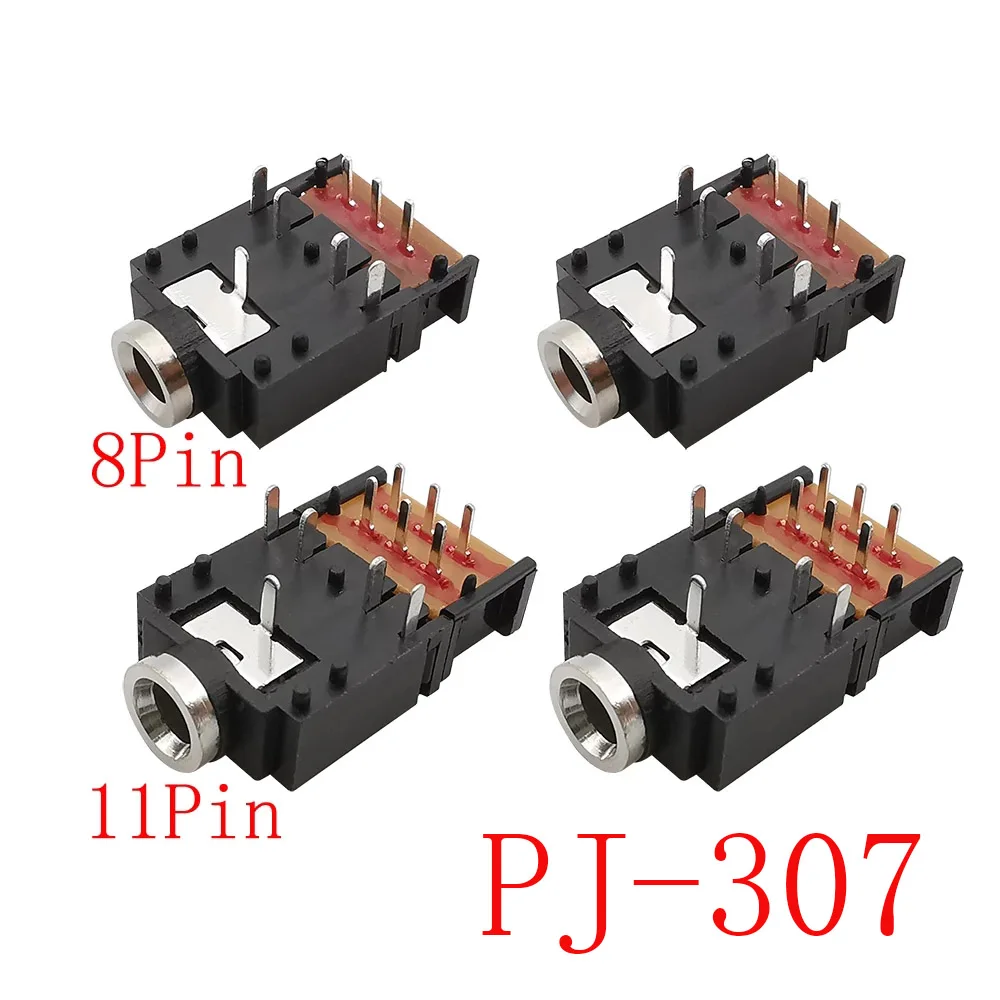 PJ-307-3-5-mm-8Pin-11Pin-Stereo-Audio-Jack-Socket-PJ307-3-5MM-Dual ...