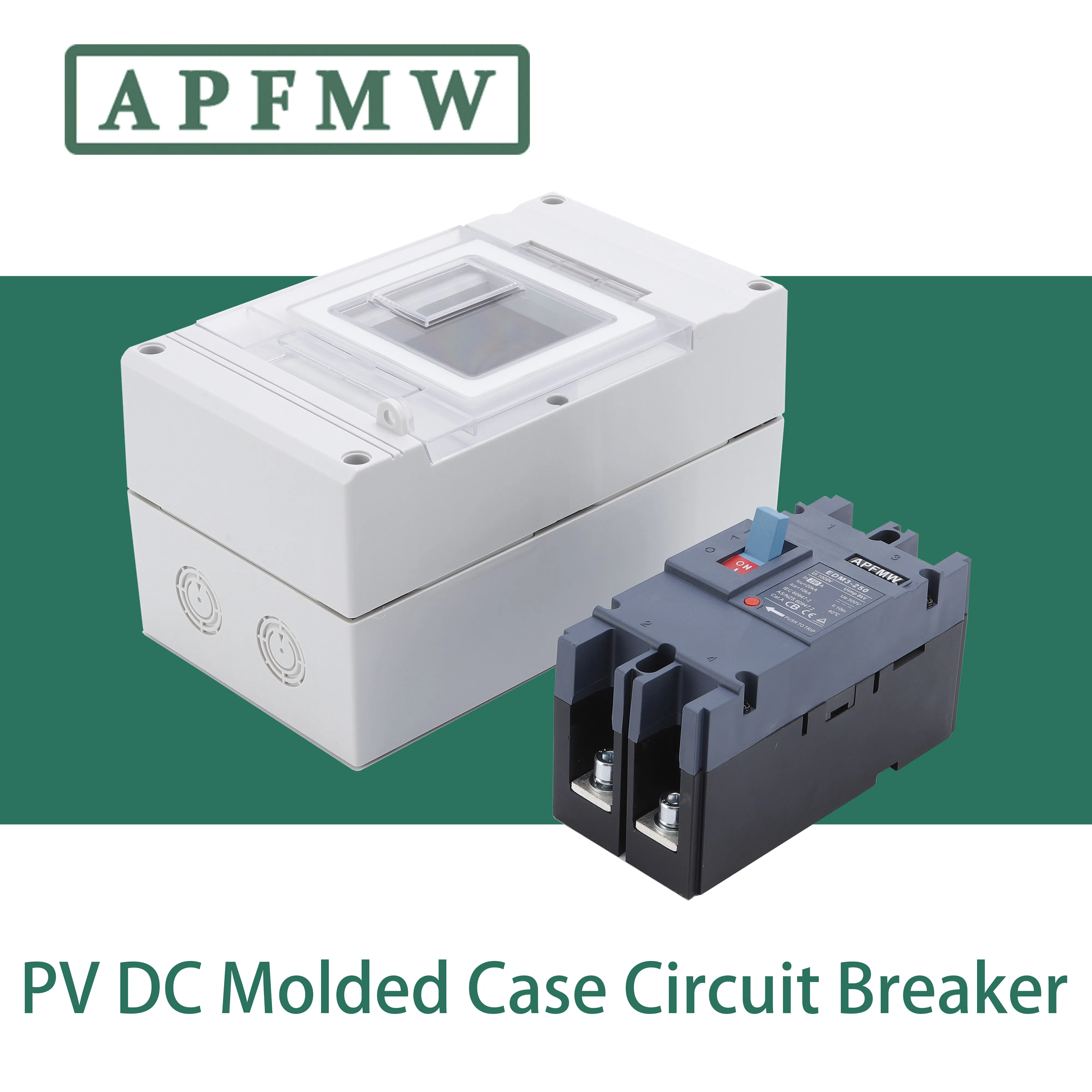 Solar Molded Case DC Circuit Breaker MCCB Overload Protection Switch ...