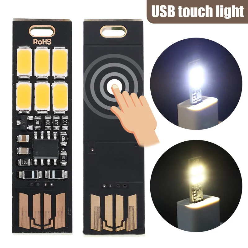 USB-Mini-LED-Lights-6-LED-Keychain-Night-Light-1W-5V-Dimming-Pocket ...