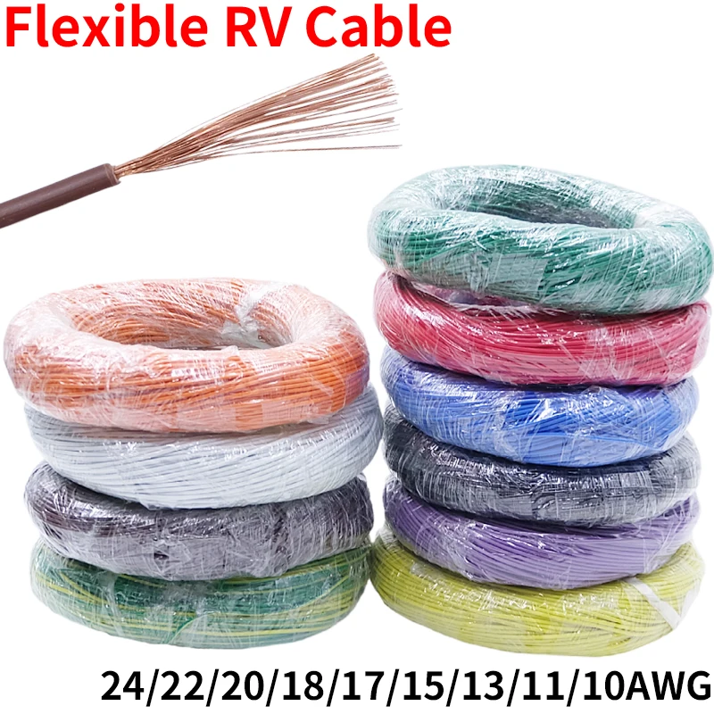 RV-Copper-Wire-Flexible-Cable-Electric-PVC-Electrical-Cable-300-500V ...