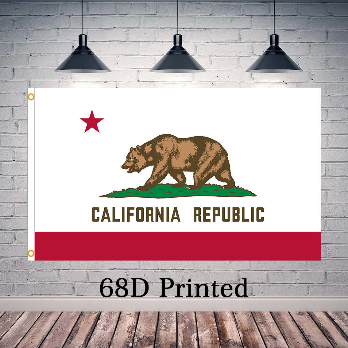 90X150cm-US-State-California-Flag-Polyester-Printed-Decoration-Banner ...