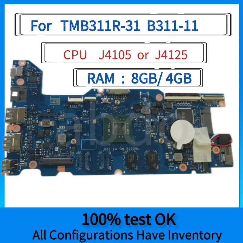 For-ACER-N20H1-TMB311R-31-B311-11-Notebook-Mothrboard-With-CPU-N4020-or ...
