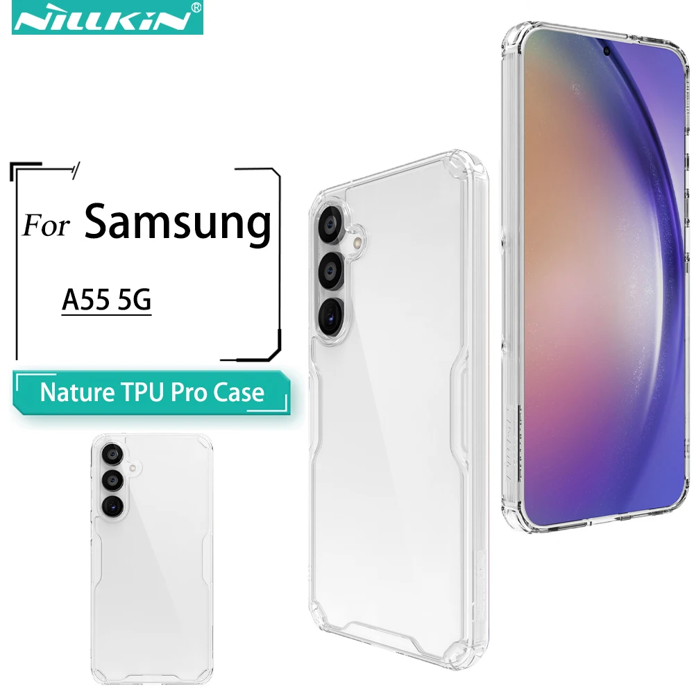 Nillkin Samsung Galaxy A56 A55 A54 5G Dureza da caixa PC + TPU Híbrido ...