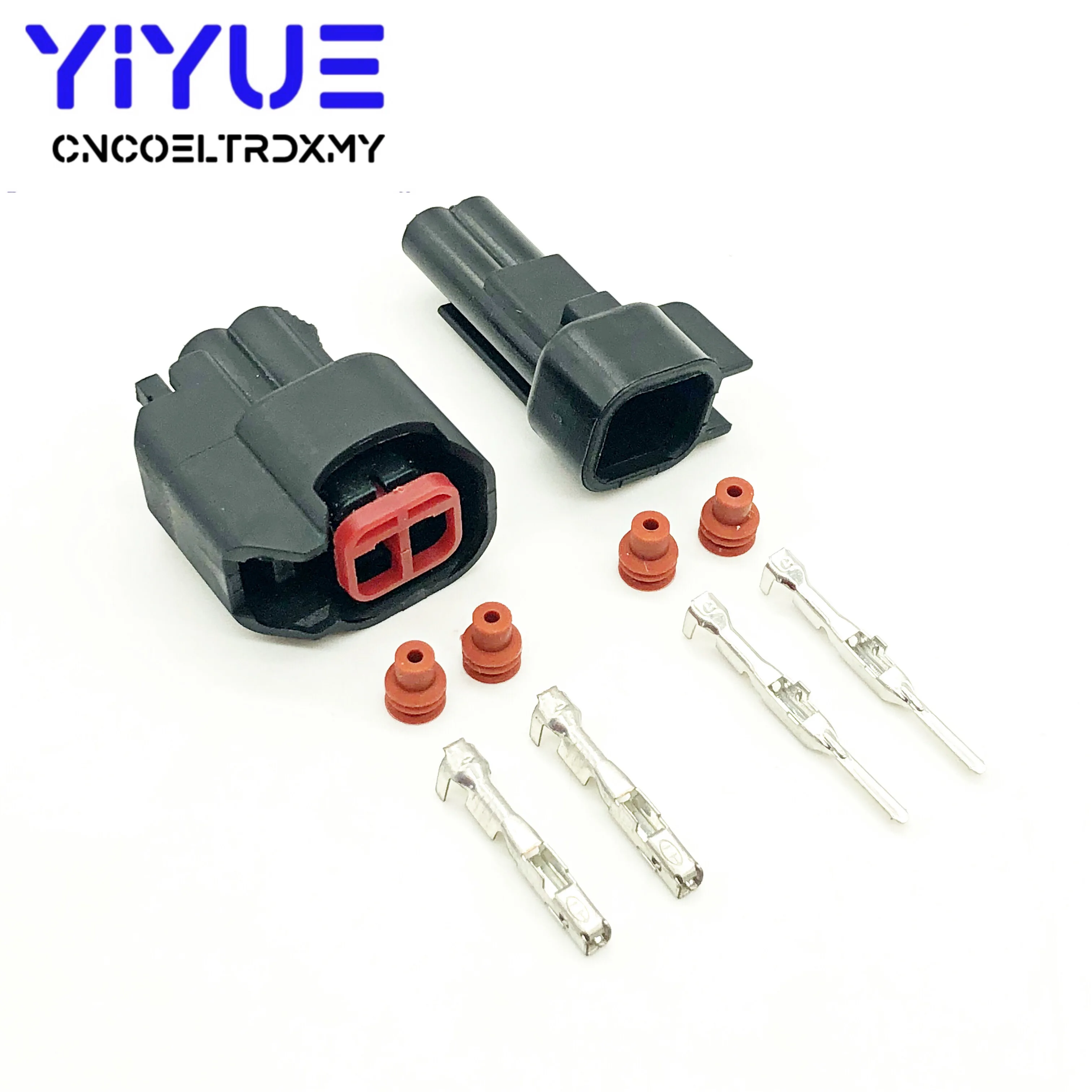 1set 2 Pin Male and Female ev6 ev14 USCAR Fuel Injector Pigtail ...