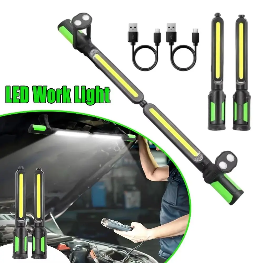 2400LM LED Mechanic LED Work Light 4400mAh Rechargeable Magnetic Base ...