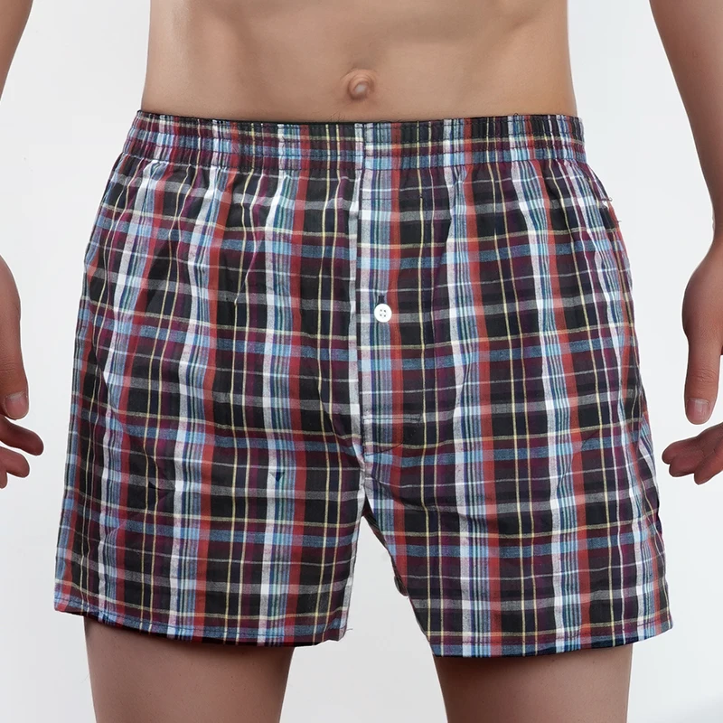 ALLTOOALL-Boxers-100-coton-pour-hommes-sous-v-tements-cale-ons-de ...