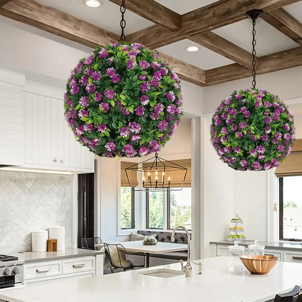 Artificial Flower Ball Fake Topiary Ball Artificial Boxwood Topiary ...
