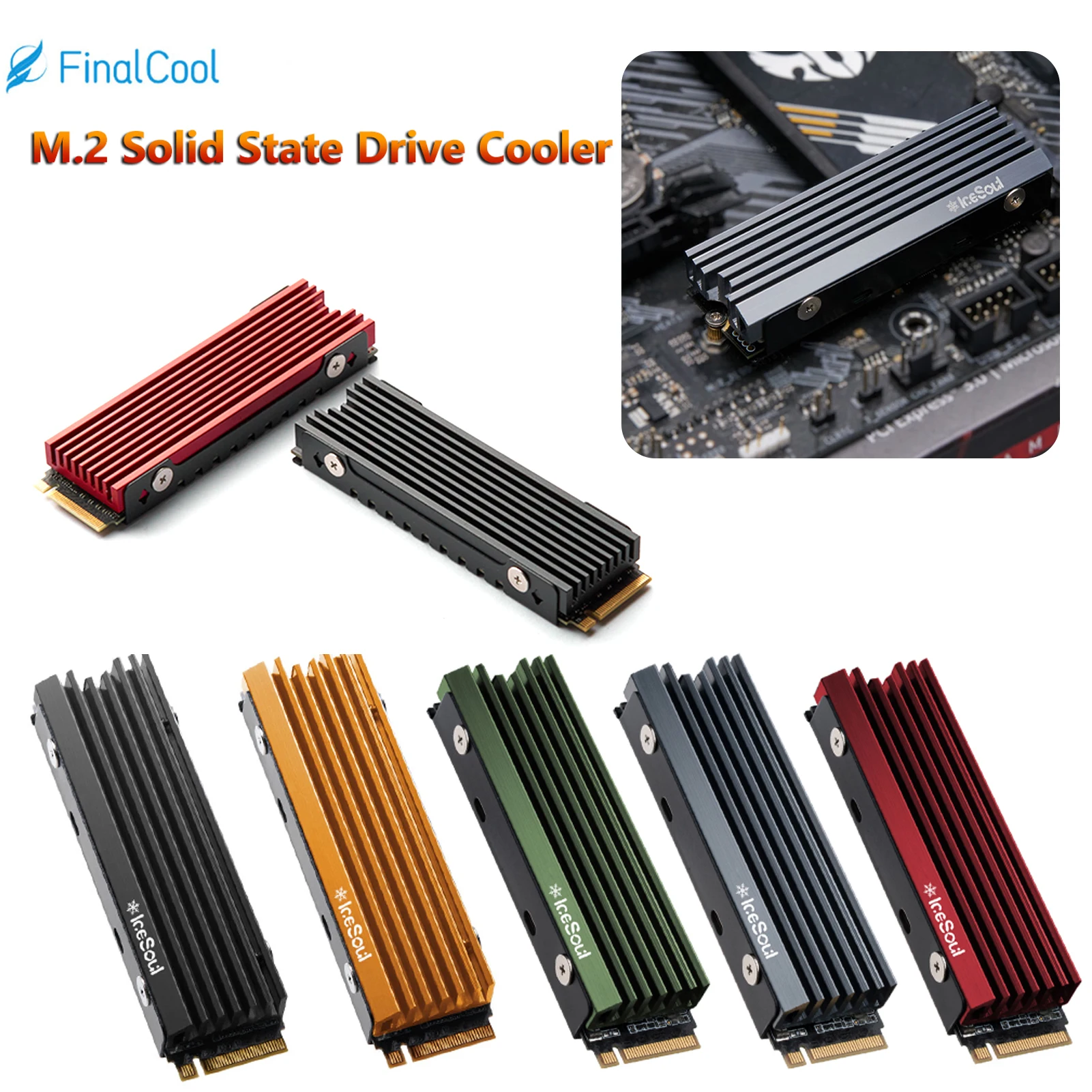 M-2-2280-SSD-Heatsink-Cooler-M2-NVME-NGFF-SSD-Solid-state-Drive-Heat ...