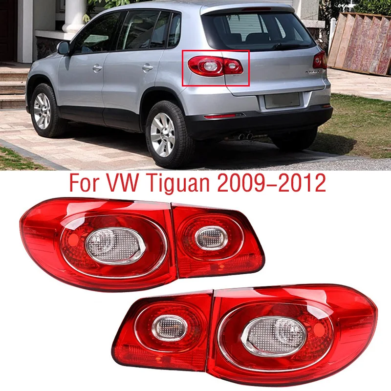 For VW Volkswagen Tiguan 2009 2010 2011 2012 Car Rear Bumper Tail Light ...