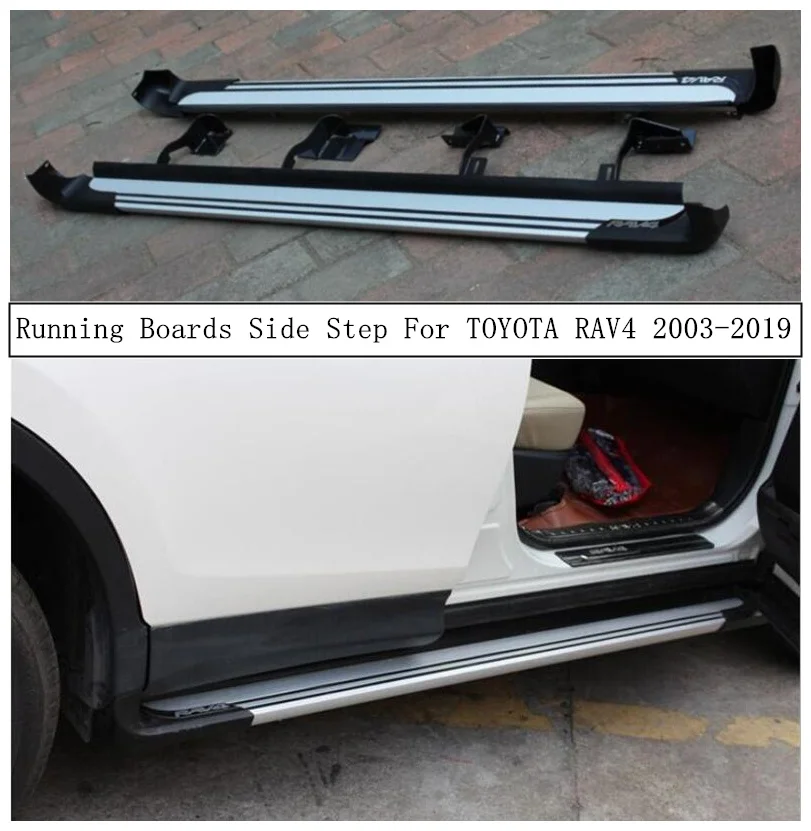 For TOYOTA RAV4 2013 2014 2015 2016 2017 2018 2019 Running Boards Side ...