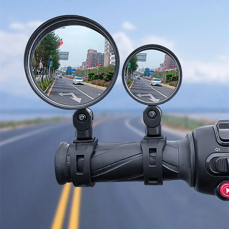 1PCS-Bicycle-Rearview-Mirror-Adjustable-Universal-Wireless-Rotate-Wide ...
