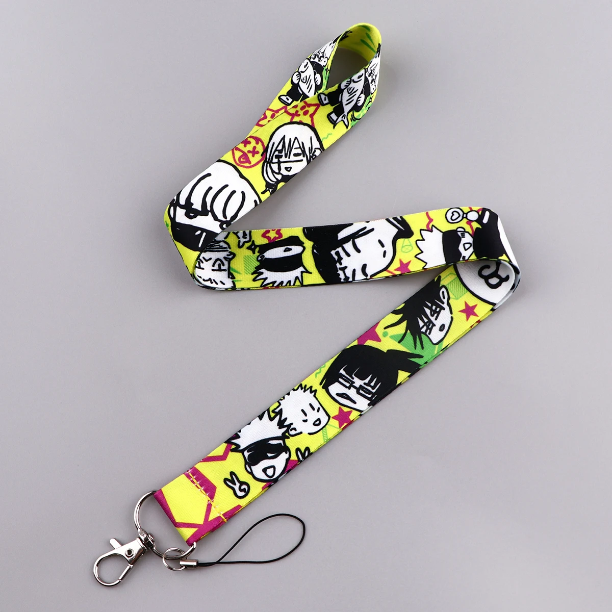 Manga-Anime-Phone-Lanyard-Keychain-ID-Badge-Holders-Neck-Straps-with ...