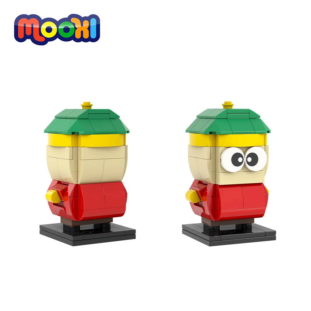 MOOXI MOC Cartoon Serie Character 135Pcs South Parked Building Block ...
