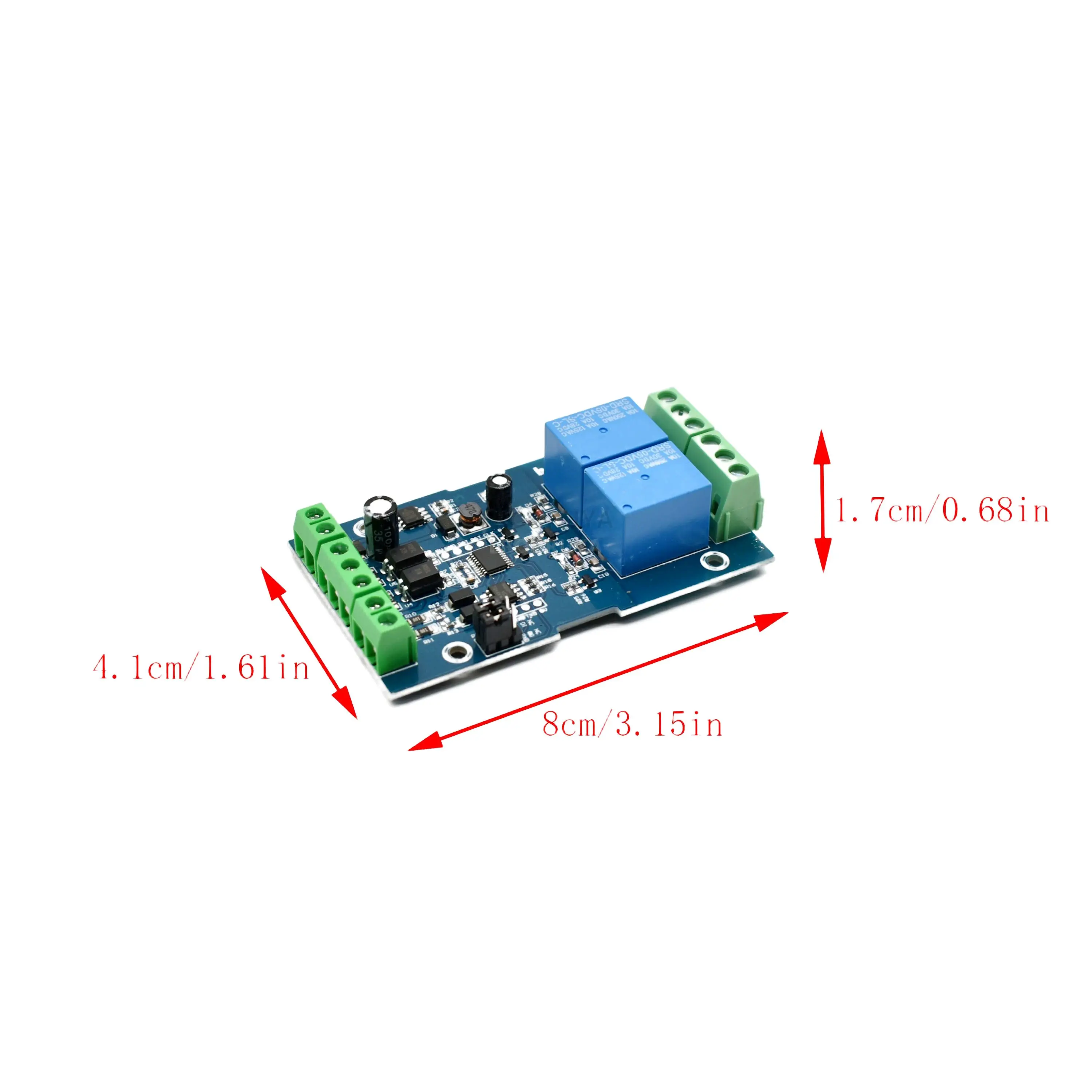 One Packet Of Modbus Rtu 7 24v Two Way Relay Module Switch Input Output Rs485 Ttl 