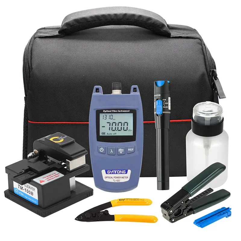 Optical Fiber Cold Splicing Set Cutting Knife Optical Power Meter Pen ...