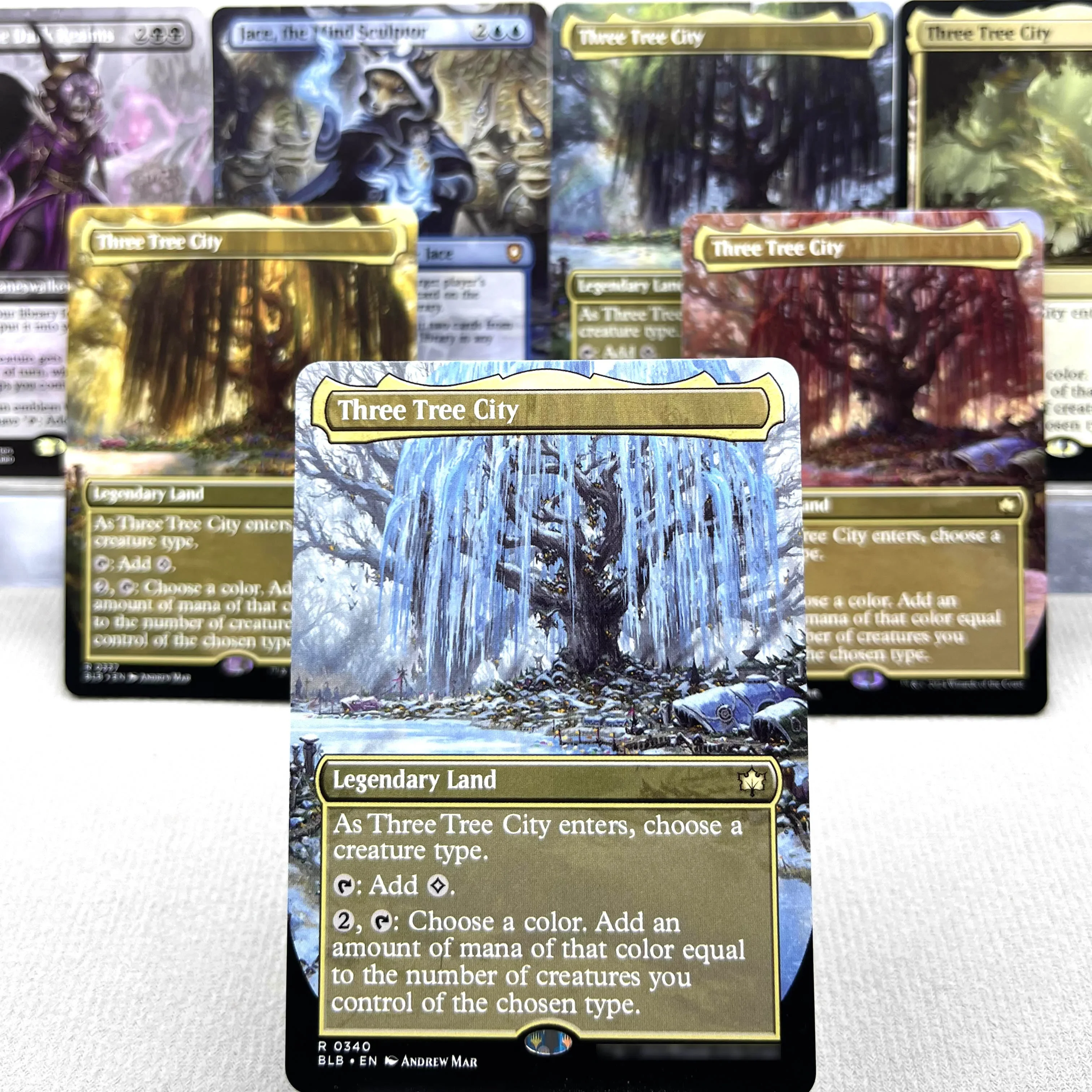 BLB BLC MH3 OTP HOLO7-Ⅰ02 Tcg cards magical German Black Core Three ...