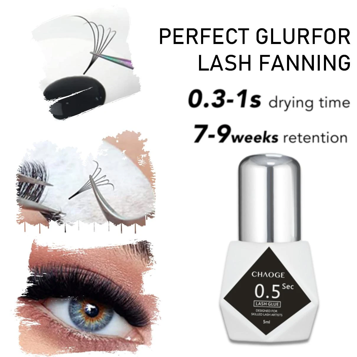 Eyelash Glue For Professional Lash Extensions Extra Strong Lash Glue 1 ...