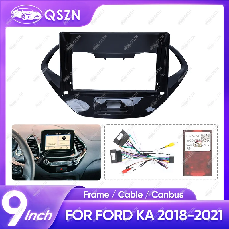 9 INCH Car Radio Fascia Multimedia Player Head Unit Frame Kit Stereo ...