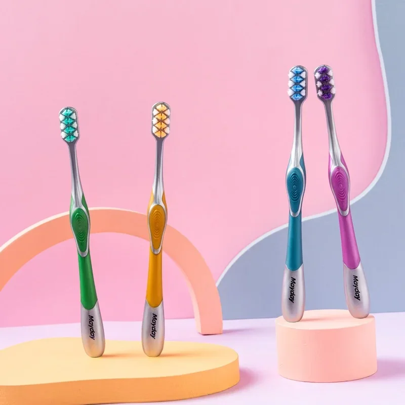 5PC-Ultra-fine-Soft-Adult-Toothbrush-Portable-Travel-Brush-Million-Nano ...