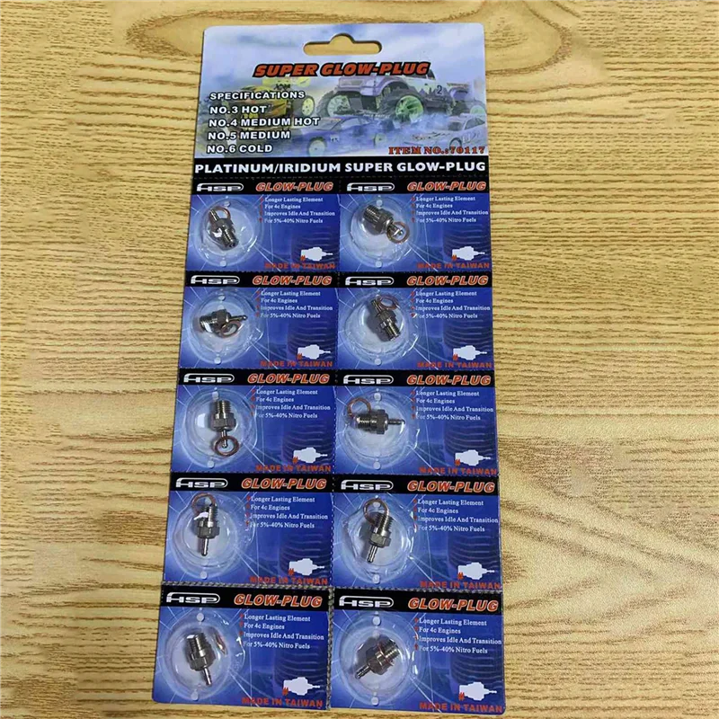 Hot Sale 6X N3 Hot Glow Plug Spark For HSP 70117 1/10 1/8 RC Buggy ...