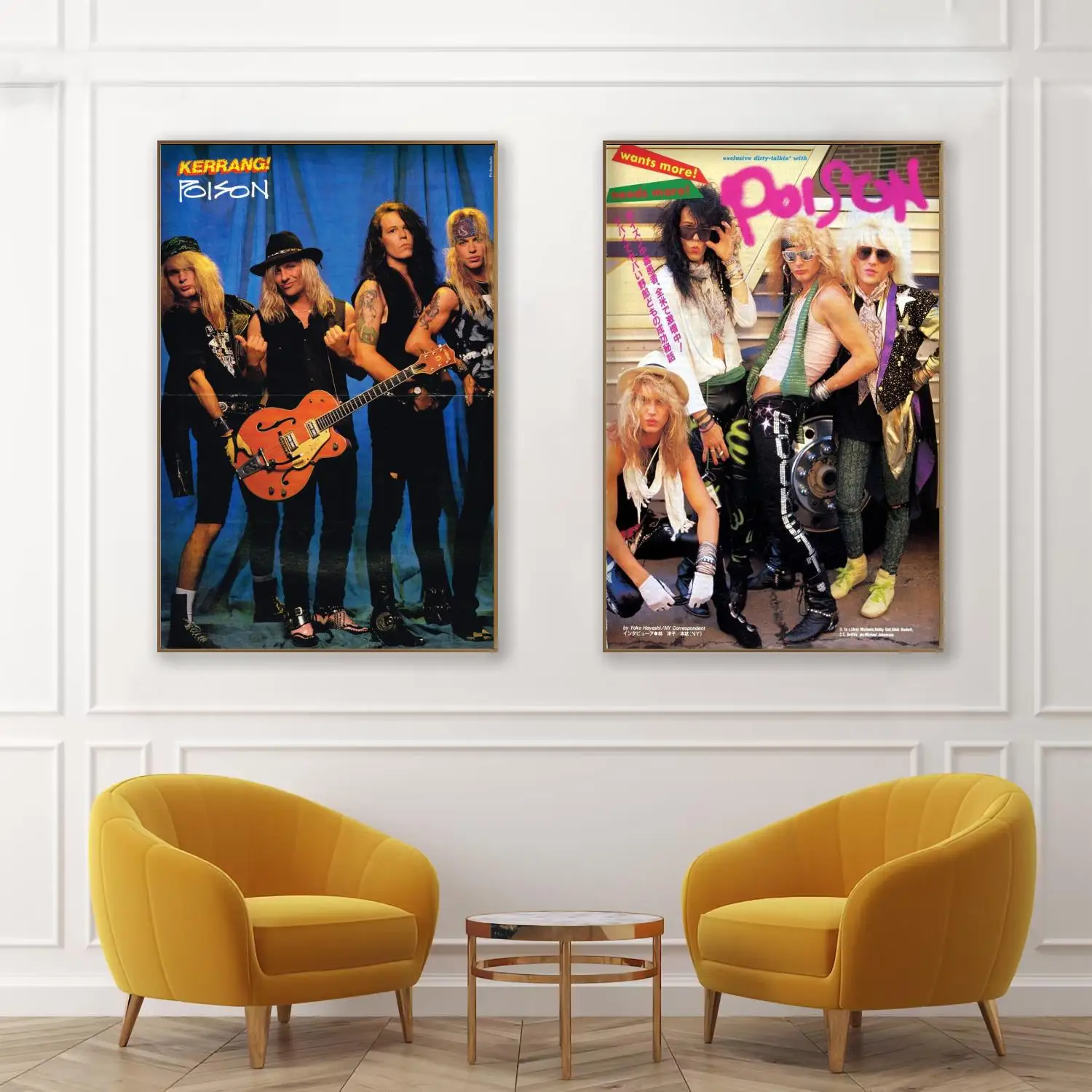 Poison Band Poster | Canvas Posters | Painting Calligraphy - Decorative ...