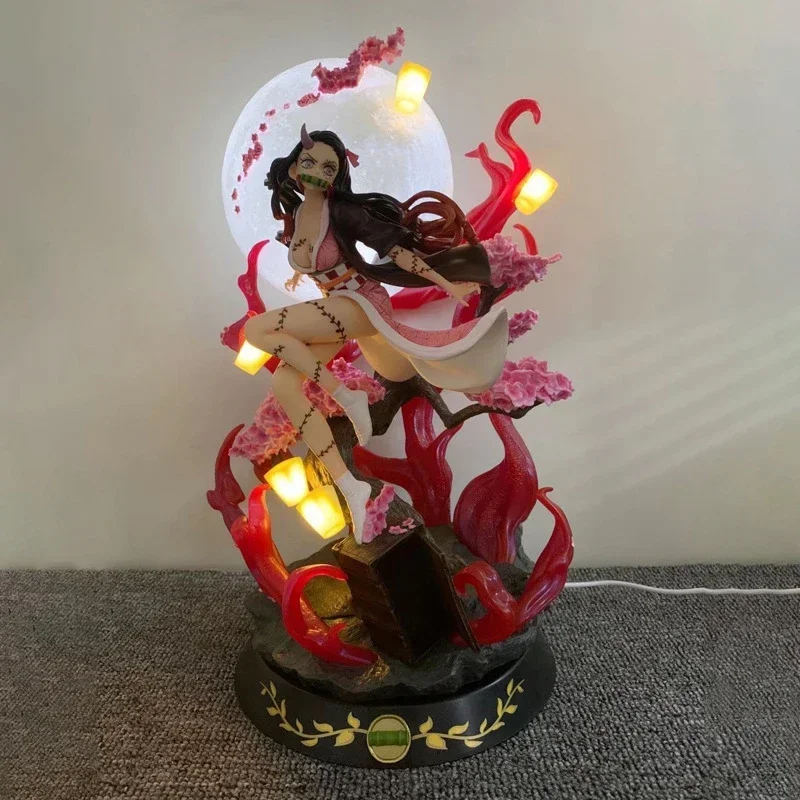 New-42cm-Gk-Demon-Slayer-Anime-Figure-Kamado-Nezuko-With-Light-Action ...