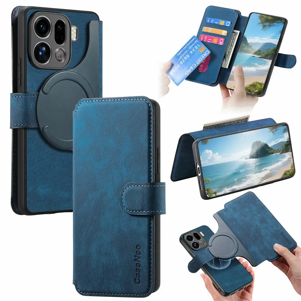For OPPO Find X9 Pro 5G 2025 Luxury Case Lens Camera Protect Detachable ...