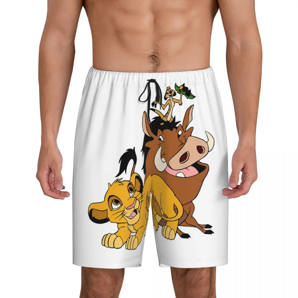 Custom-Simba-The-King-Lion-Pajama-Bottoms-Men-Timon-And-Pumbaa-Lounge ...