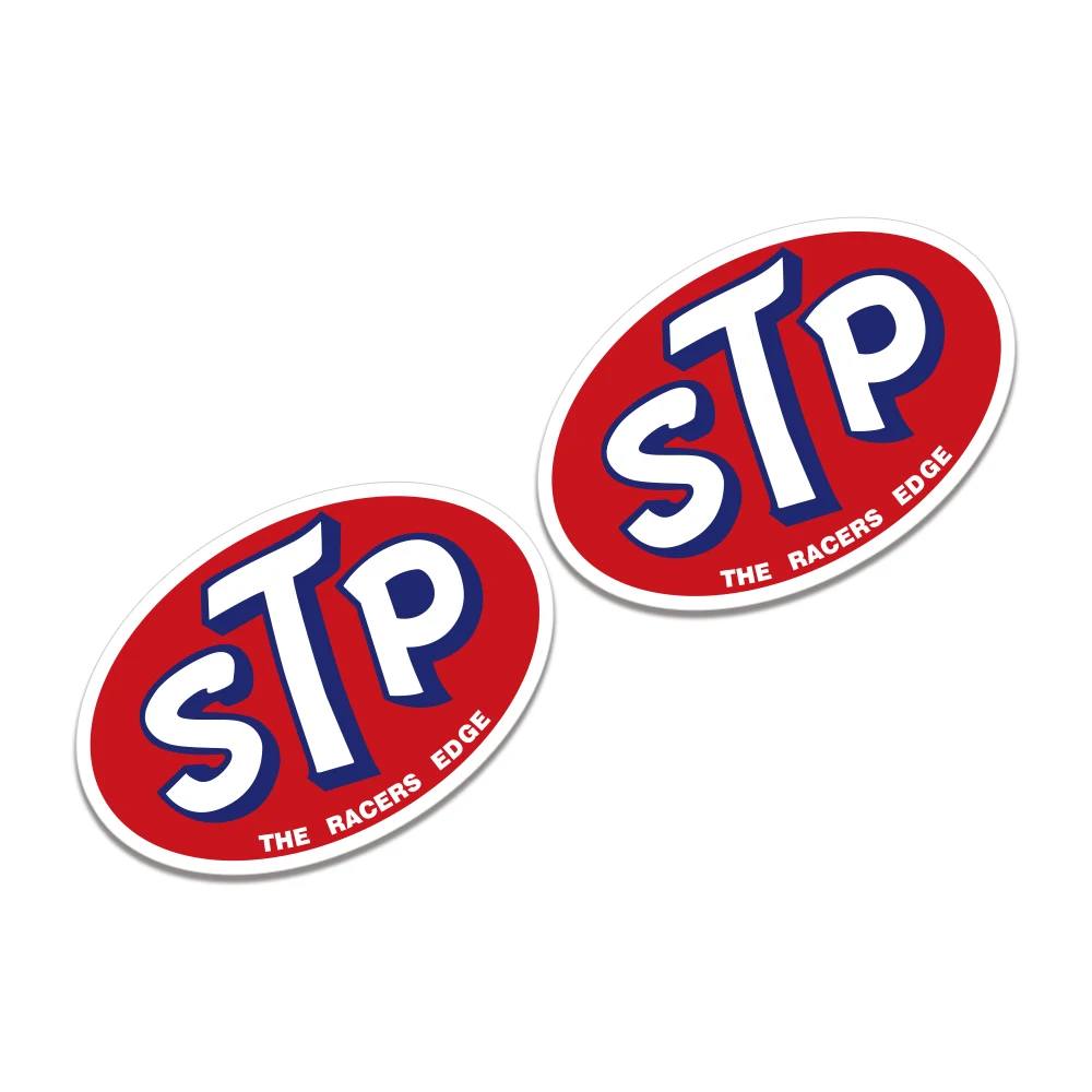 2Pcs STP Racers Edge Vintage Original 1960's 70's Racing Style Car ...