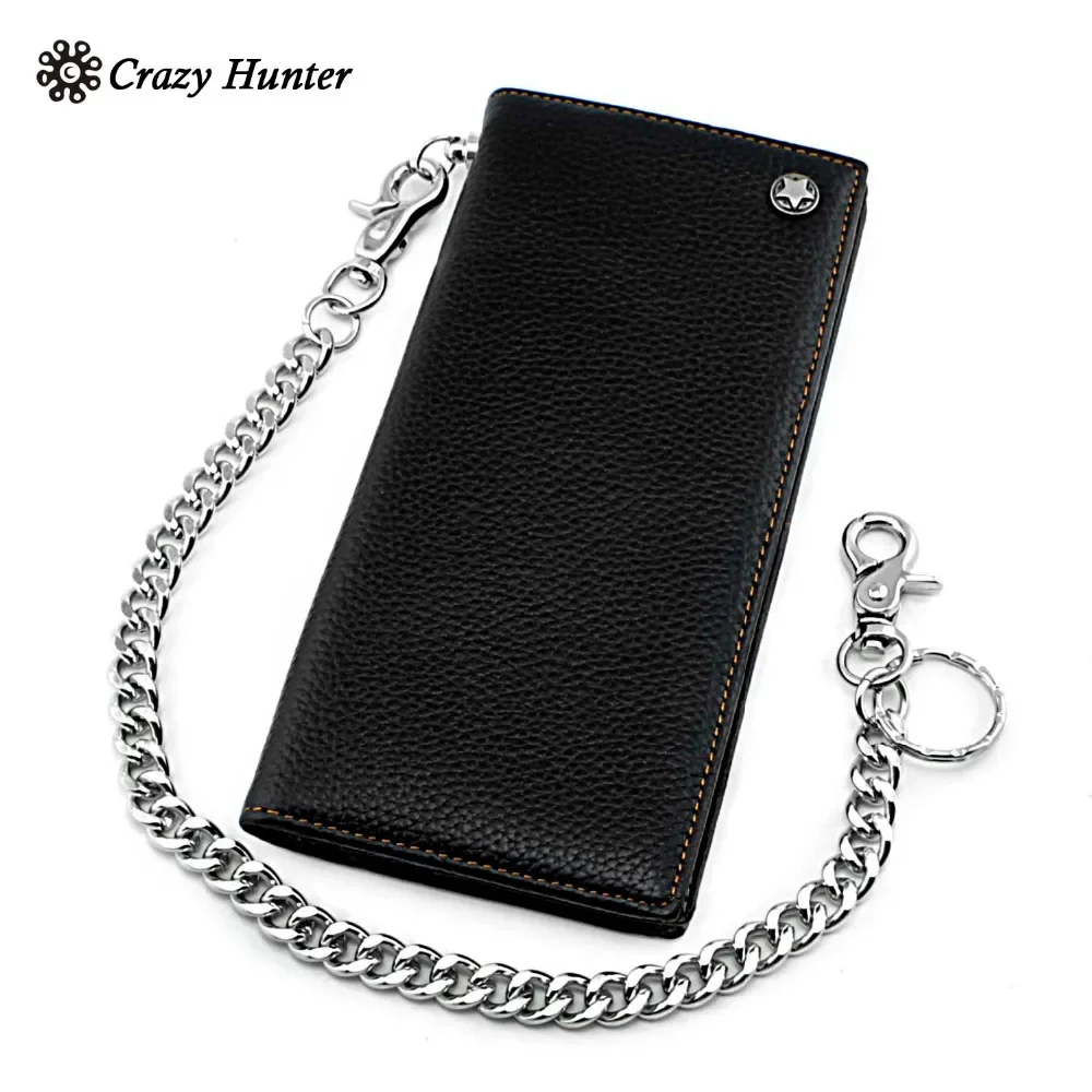 High-Quality-Biker-Rock-Star-stud-Mens-Card-Money-Leahter-Wallet-with ...