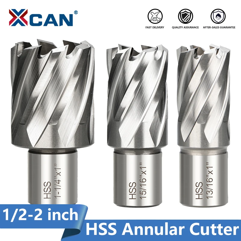 Xcan Drill Bit Annular Cutter With Weldon Shank Diameter 1/2 Inch To 2 ...