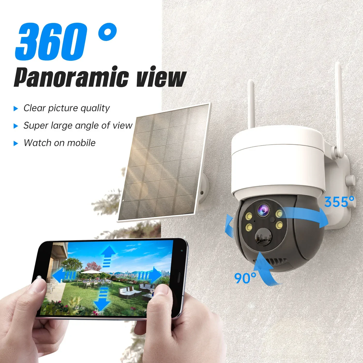 Xionmai-Isee-Solar-Low-power-Battery-Camera-Outdoor-Wifi-Wireless ...