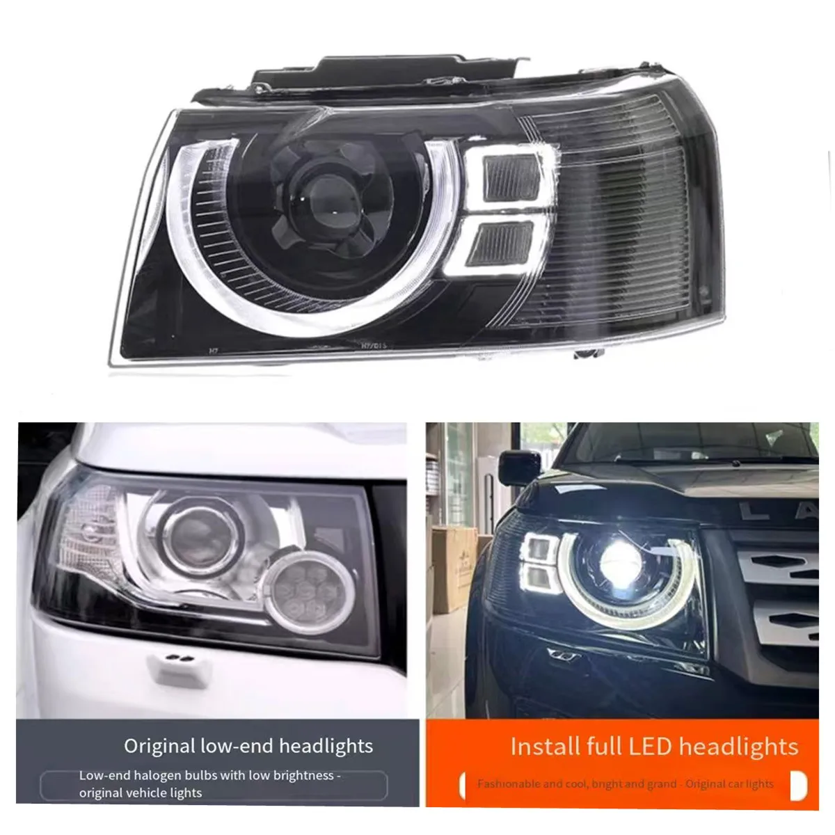 Auto lamp 2010-2015 year for Land Rover Freelander 2 Headlight Assembly ...
